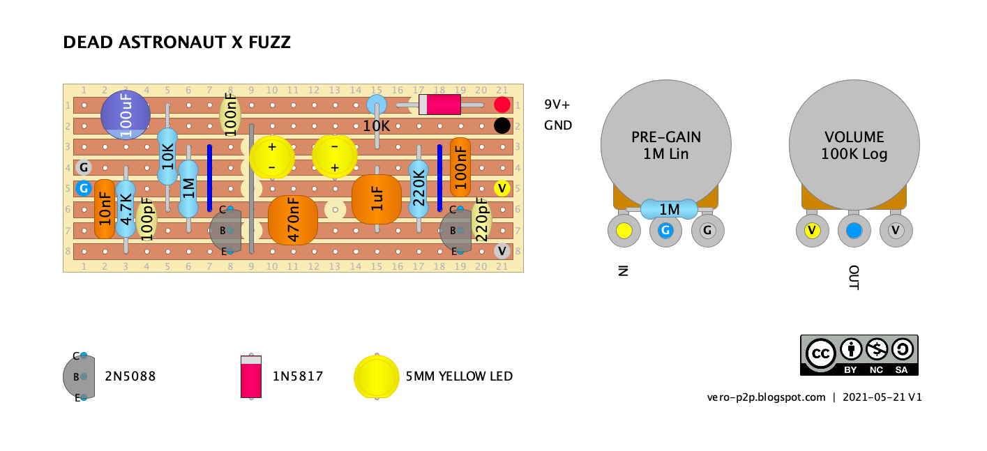 Guitar Effects - Vero - Point to Point - Tag Board Layouts: DEAD ...