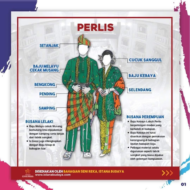 Pakaian Tradisional Negeri Perlis Wisma Persekutuan Negeri Perlis - Riset