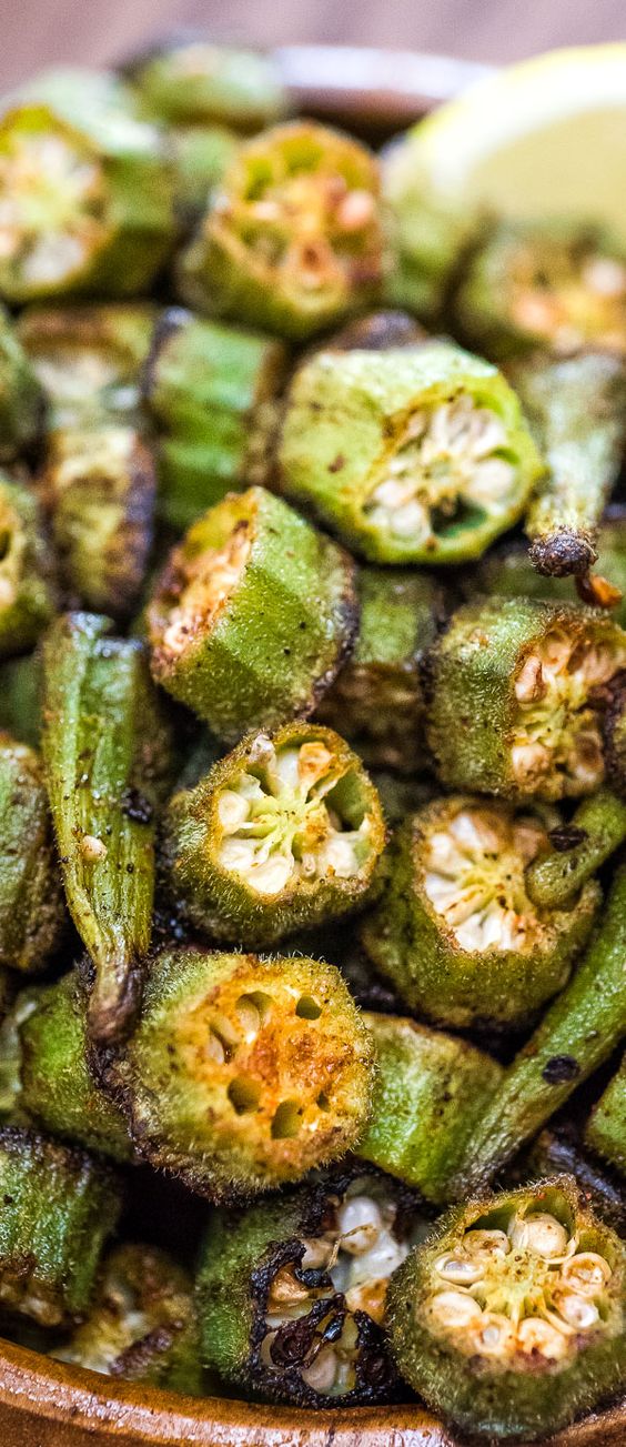 Easy Baked Okra - Book Master Recipes
