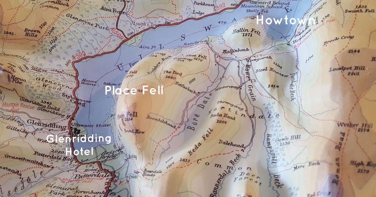 Lake District Fells - glocky9: Place Fell - Walking Route