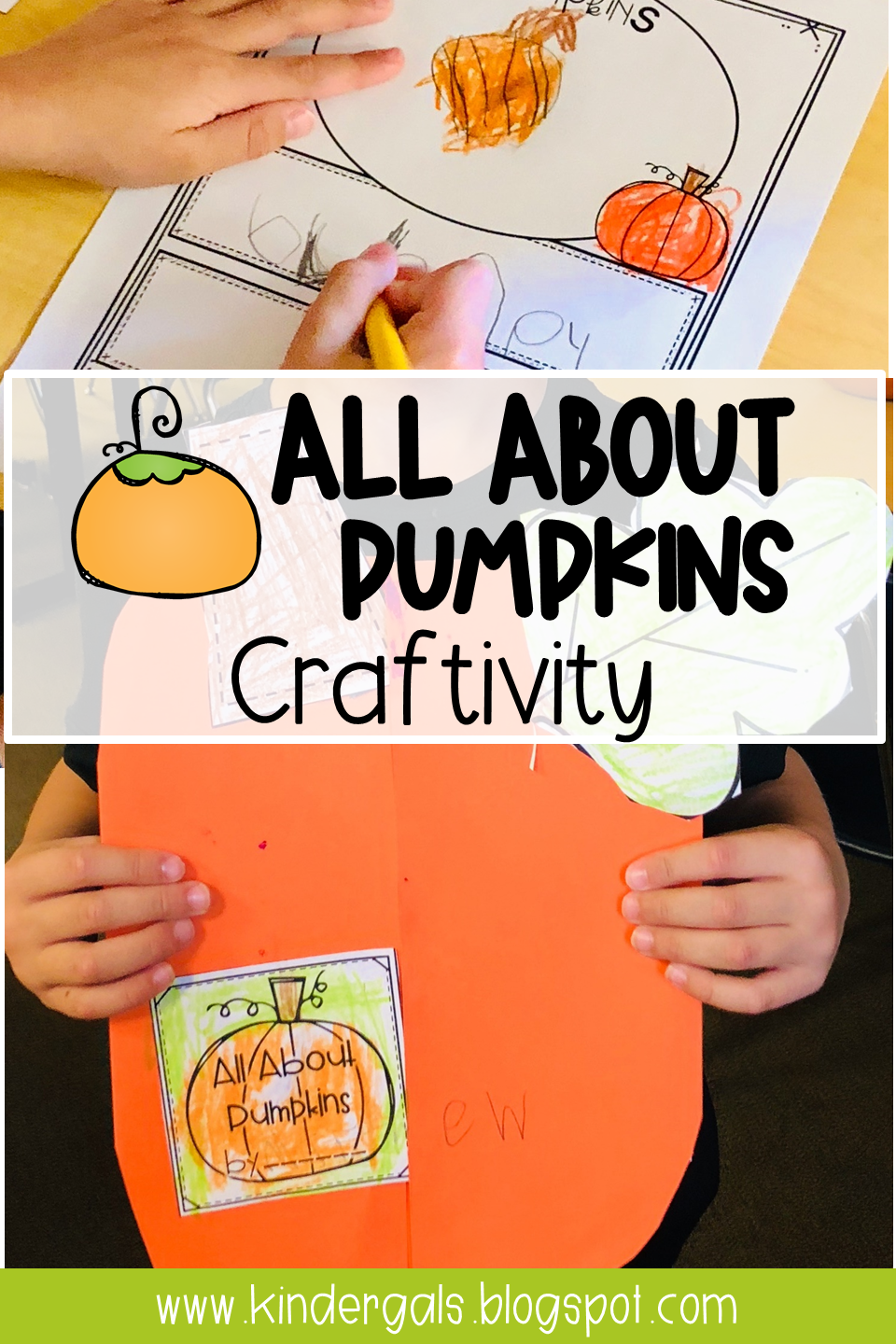 KinderGals: Pumpkin Activities