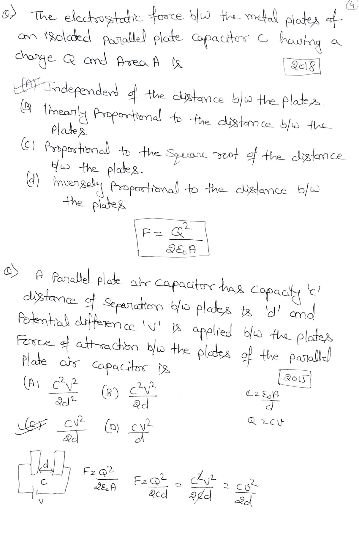Capacitor notes physics class 12 - Studypur