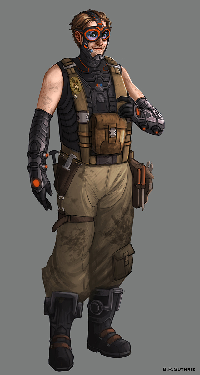 Guthrie Art: Space Opera Characters