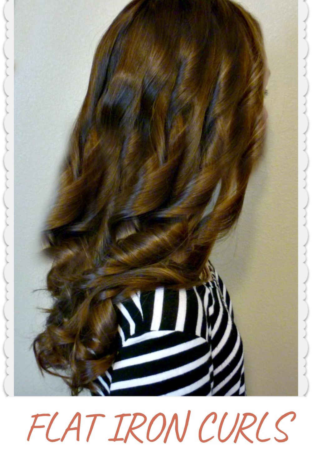 FLAT IRON CURLS
