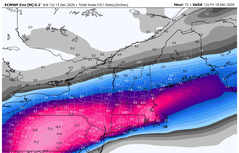 The EDGE Weather: Latest Model Snowfall Maps...