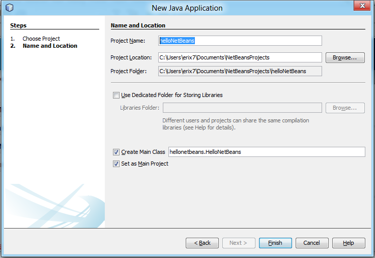 Java Buddy Hello World Using Netbeans Ide 7 1