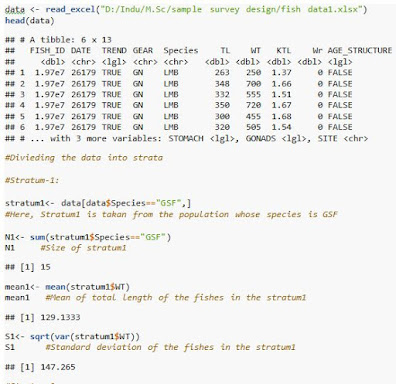 Stratified Sampling - Neyman Allocation