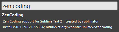 Graftalks: How to install Emmet (Zen Coding) in Sublime Text 2