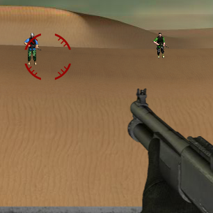 Desert Rifle 2 - Para jugar sólo con el ratón
