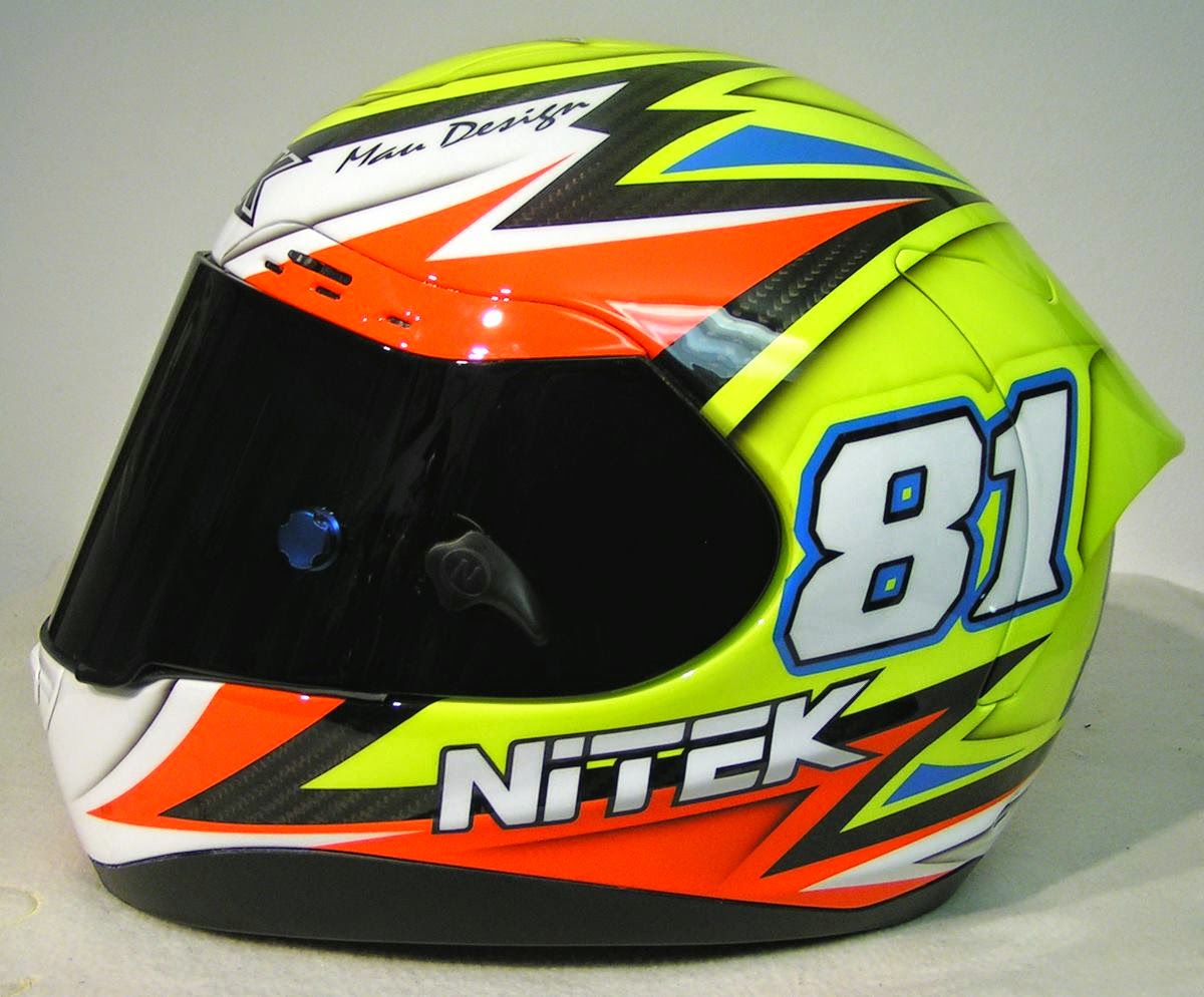 Racing Helmets Garage: NiTEK P1 S.Nepa Mugello 2014 by Mau Design