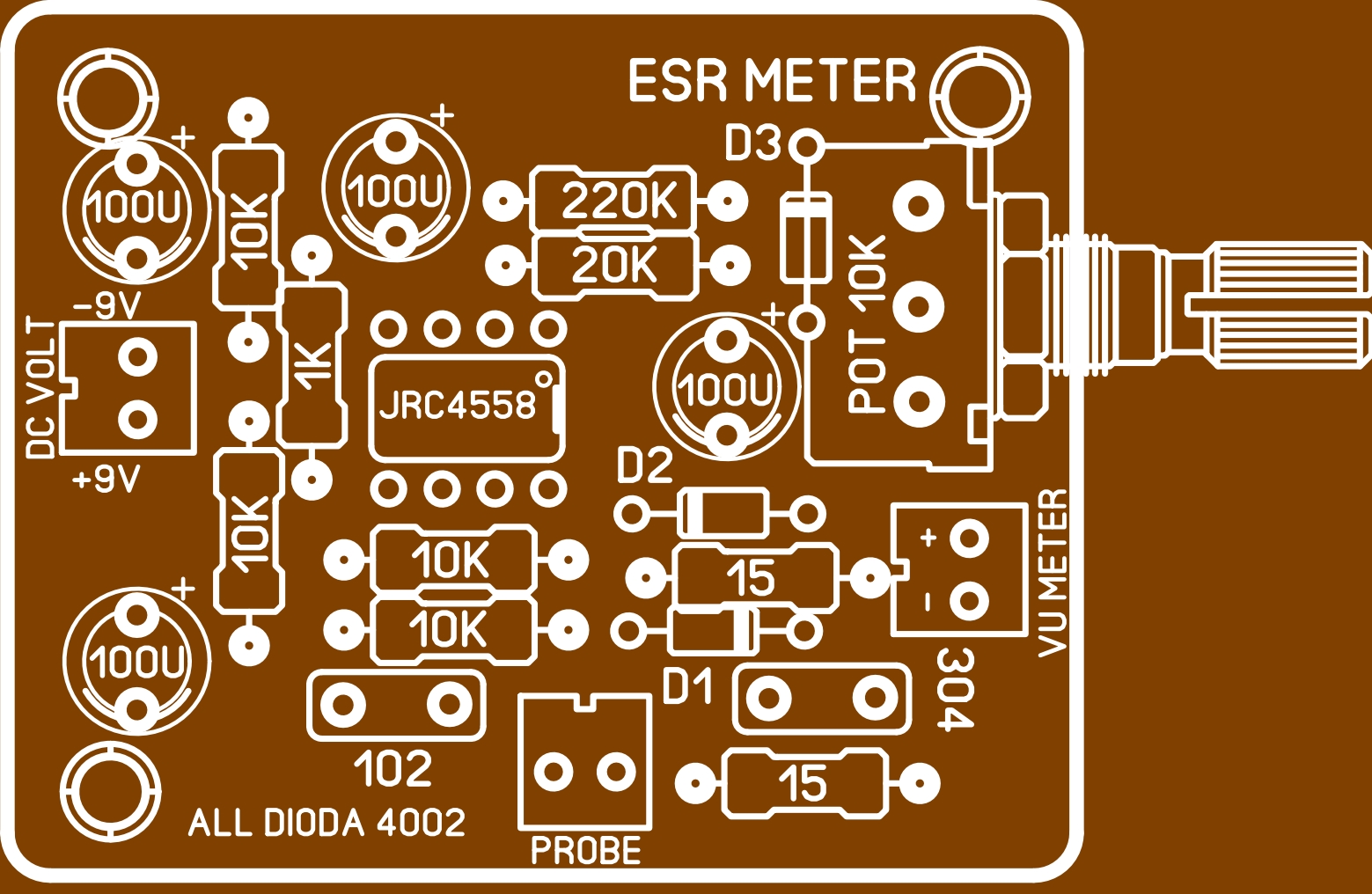 Cara Membuat ESR Meter Sederhana dengan IC 4558 – BLOGKAMARKU