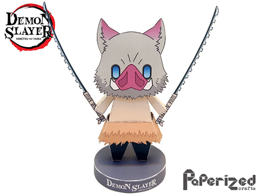 Demon Slayer: Inosuke Hashibira Paperized | Paperized Crafts