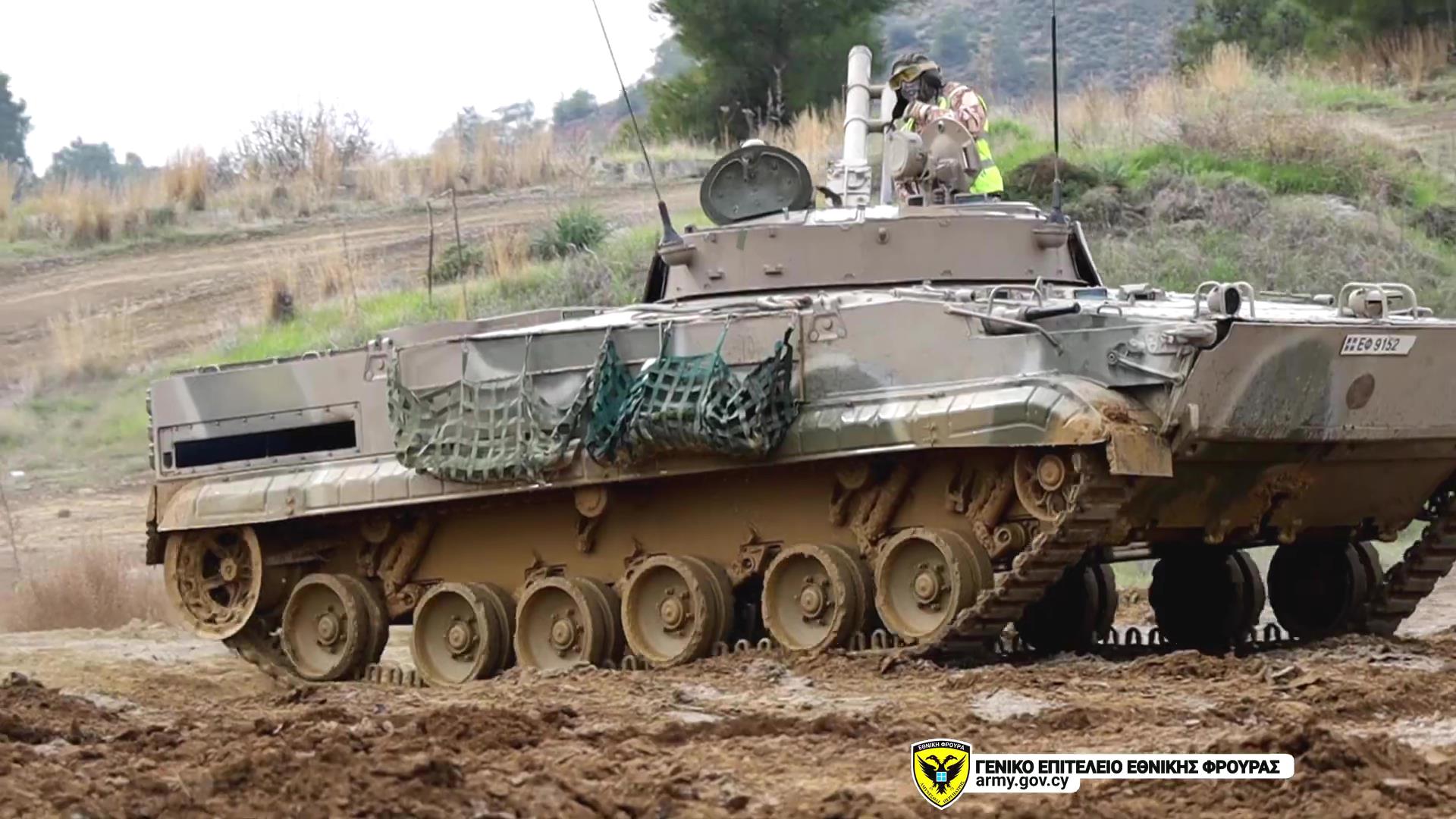 The Dead District: Cyprus National Guard armored units at the fire ...