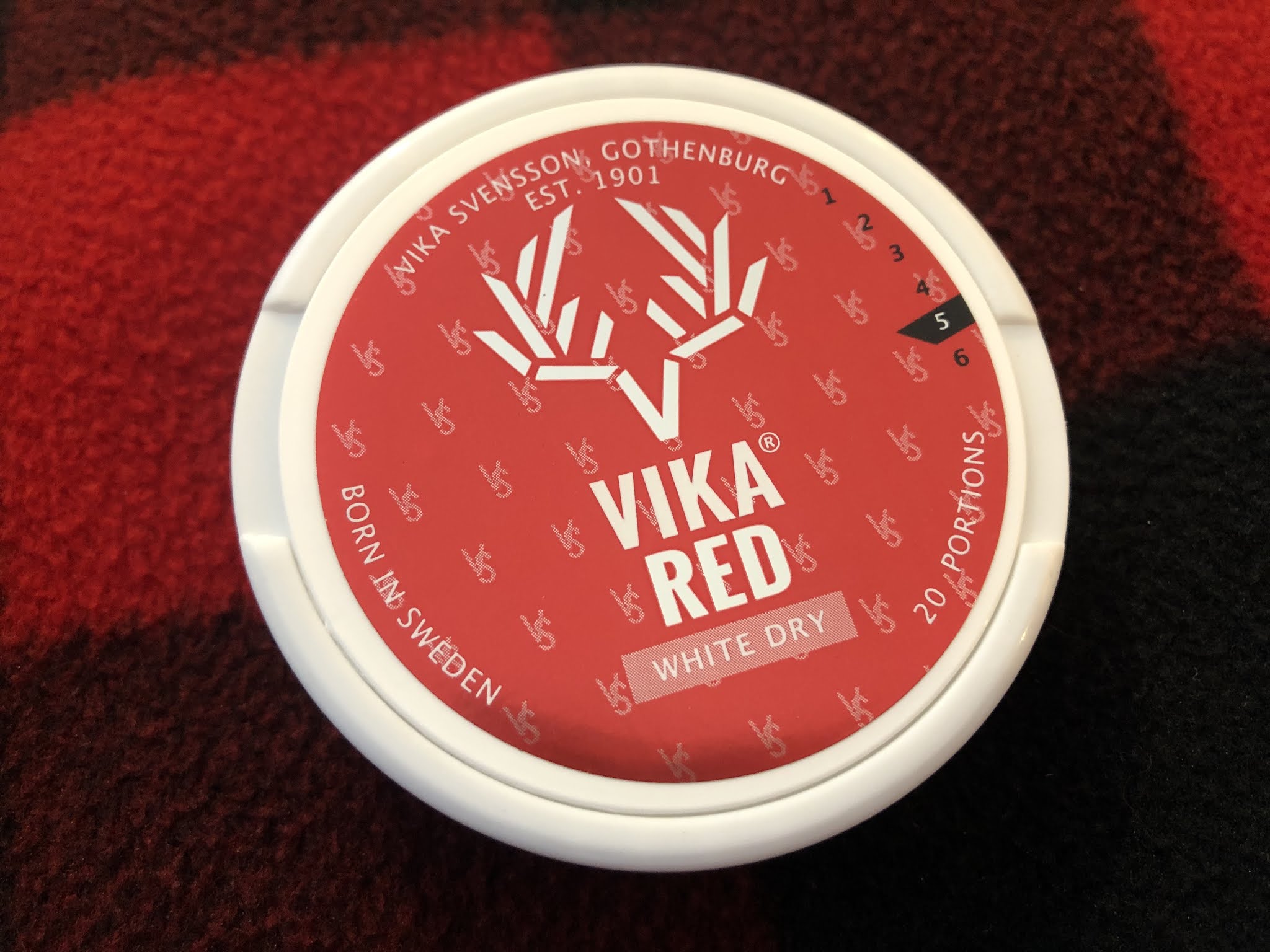 Vika Red (White Dry Snus) - Review. 16 March 2021.