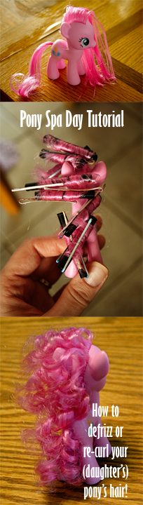 Scribbles & Dabbles: My Little Pony Spa Day (a.k.a. de-frizzing and re ...