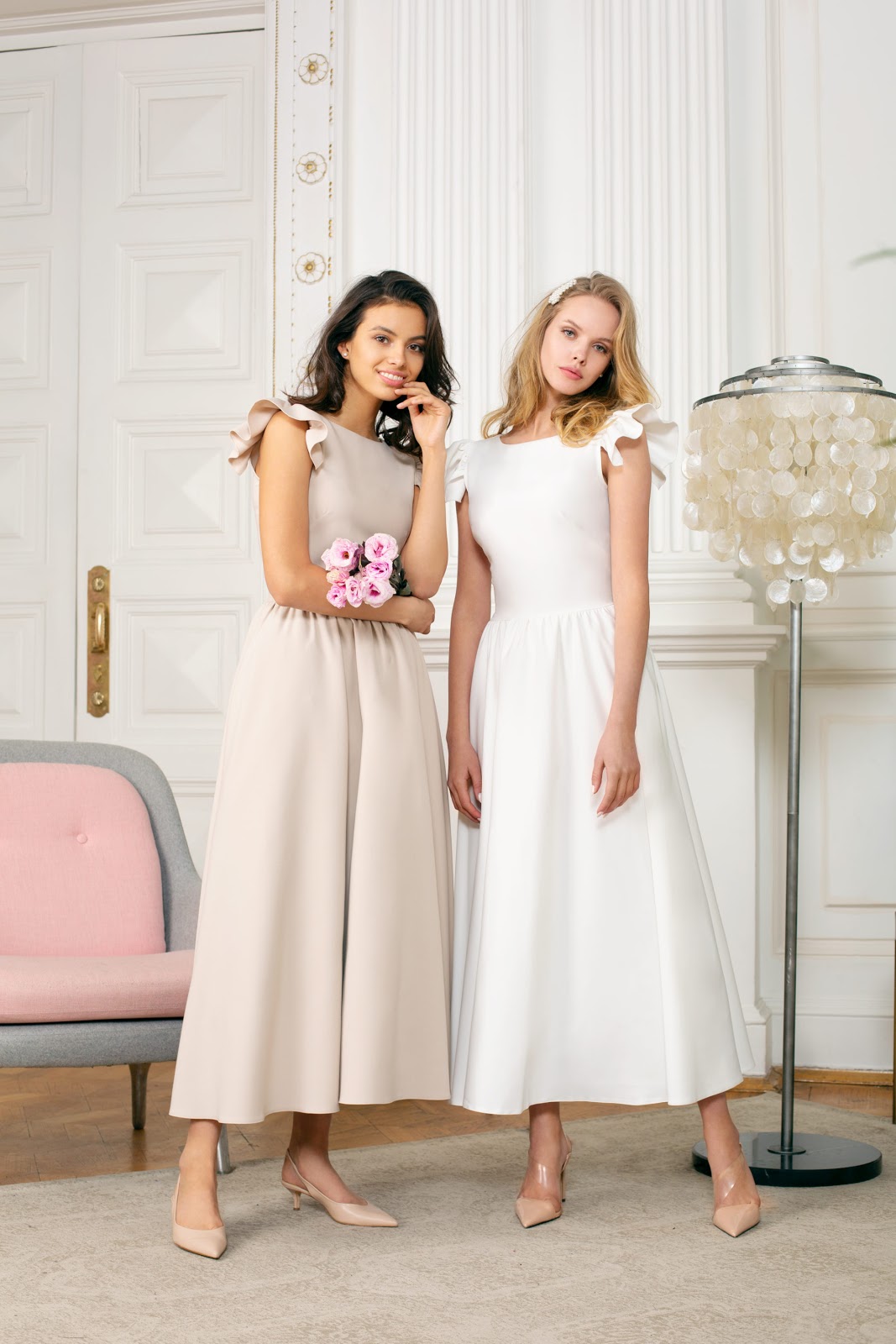 Airy Feminine Dresses by Yulia Prokhorova Beloe Zoloto. Moscow Fashion ...