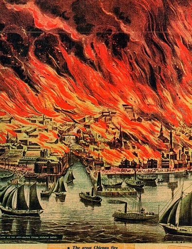 Today in History: OCTOBER 8 = The Great Chicago Fire of 1871