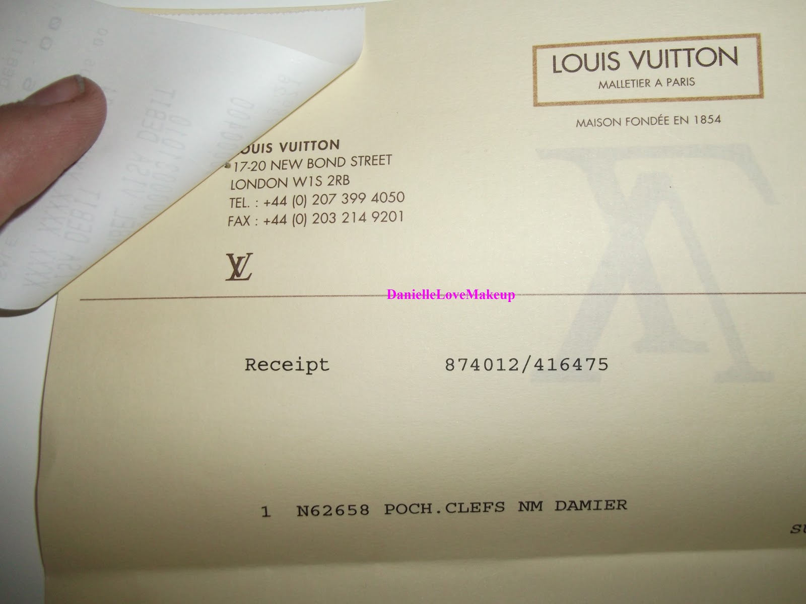 Louis Vuitton Online Gift Receipt Maker | semashow.com