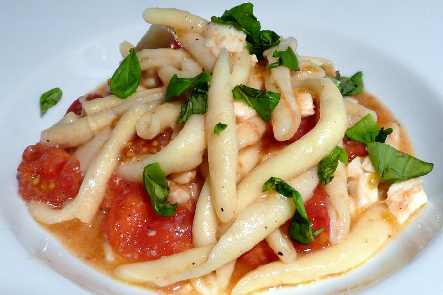 Kulinarische Welten zu Fisch- und Meeresfrucht: Pasta Caprese