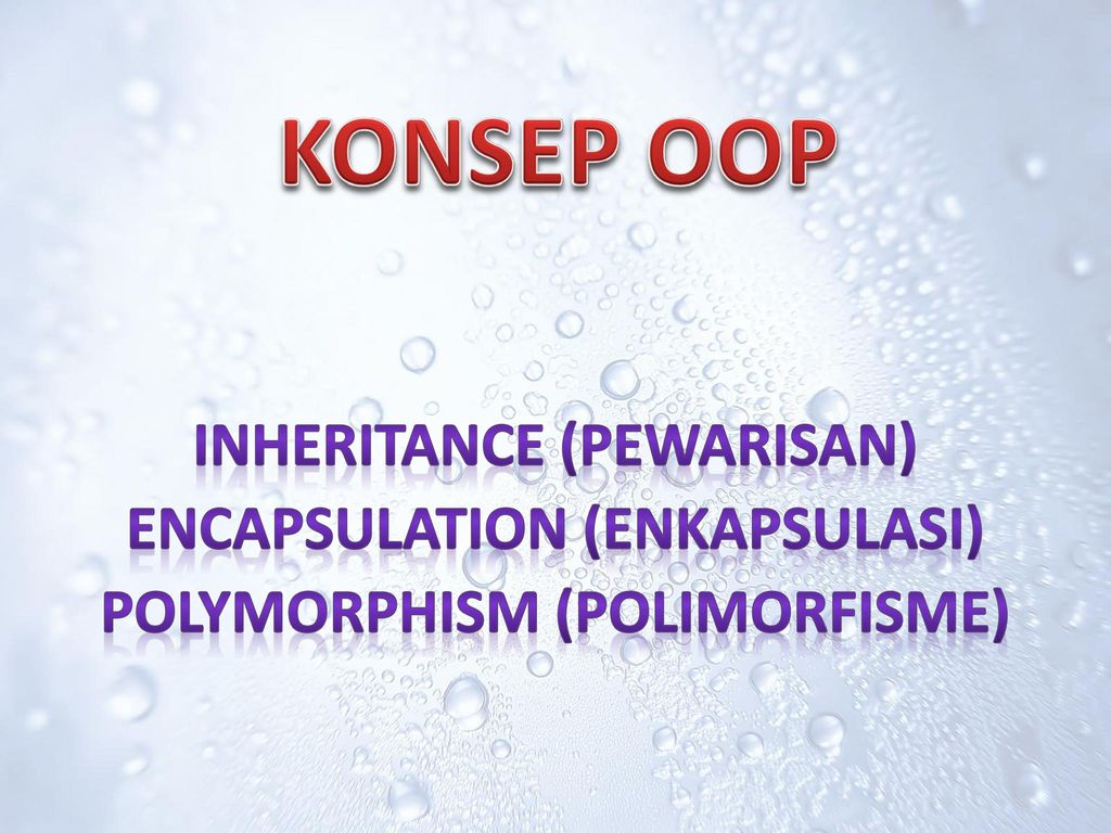 Konsep Oop Inheritance Enkapsulasi Dan Polymorphism ~ Ngopi Code