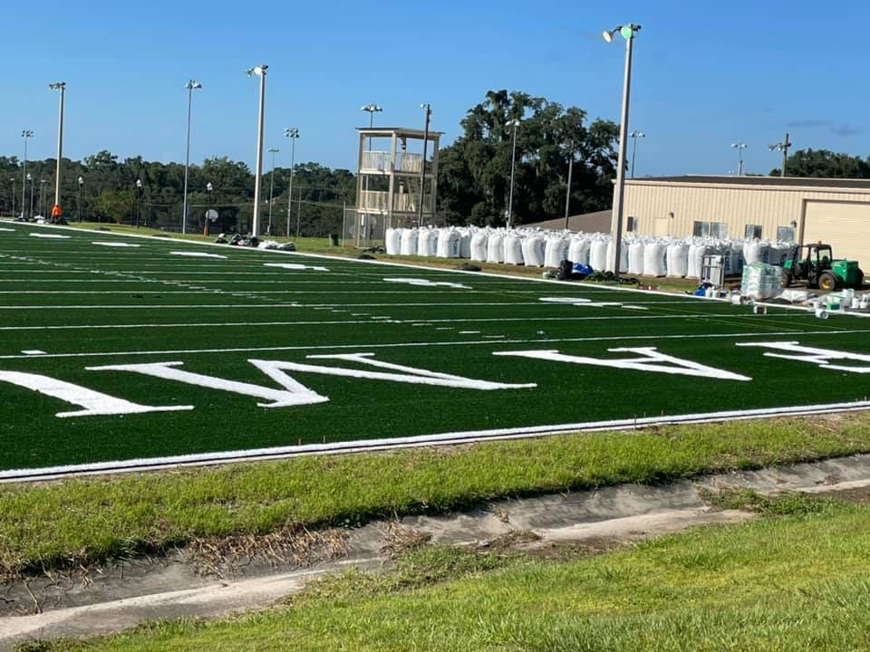 Marching 100 getting new turf practice field