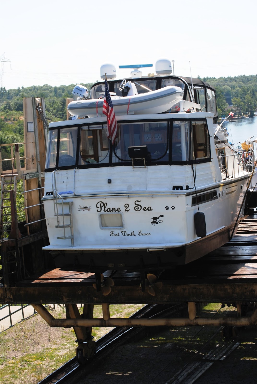 Our Adventures: Historic Big Chute Marine Railway - Lock 44