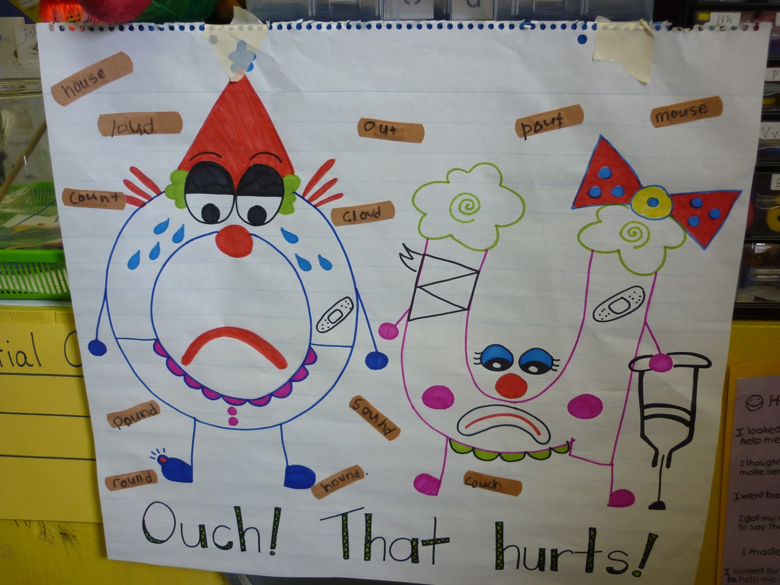 Fabulous Firsties: Ouchie....Ow......Ouch That Hurts!