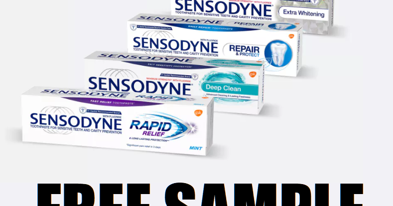 Free Sensodyne Toothpaste Sample - HEAVENLY STEALS