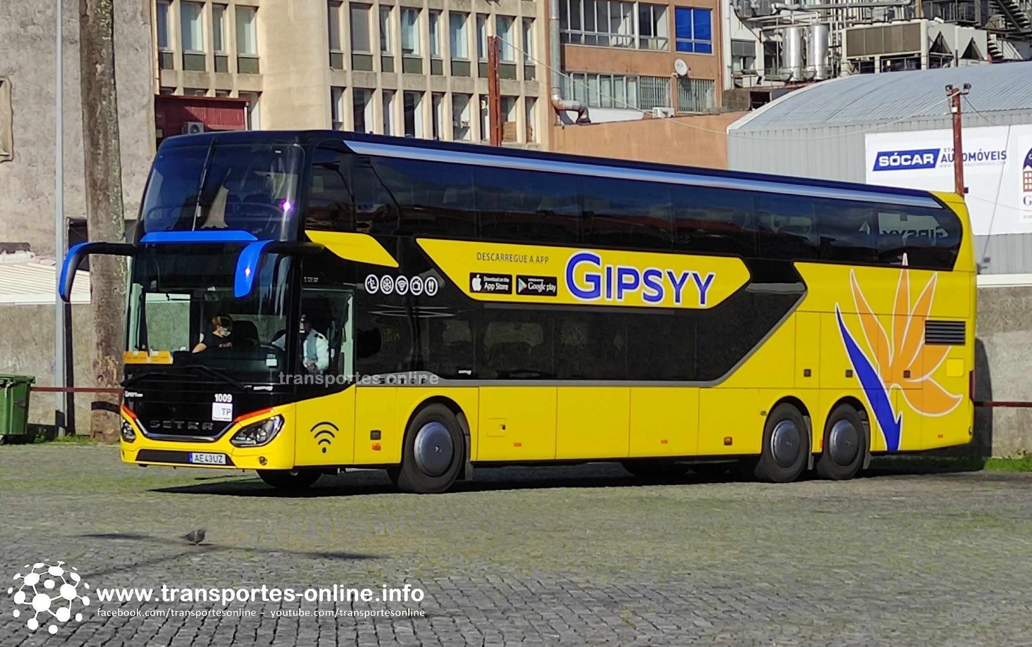 transportes online: Gipsyy com nova rota Cascais-Sintra-Lisboa-Madrid