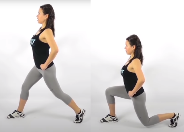 Como hacer Ejercicios de【Estocadas o Zancadas】