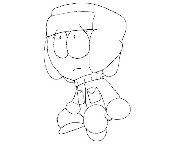 Kyle Broflovski Coloring Page Coloring Pages