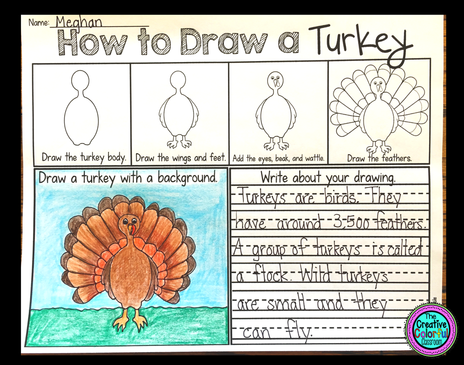 The Creative Colorful Classroom: Celebrating Thanksgiving!