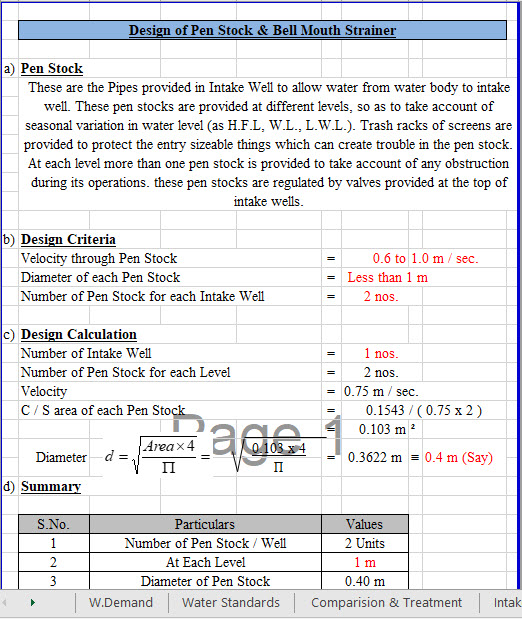 Ro Plant Design Calculation Excel - farewelldiy