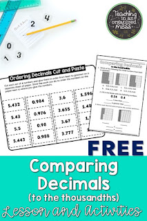 Teaching in an Organized Mess: Comparing Decimals to the Thousandths ...