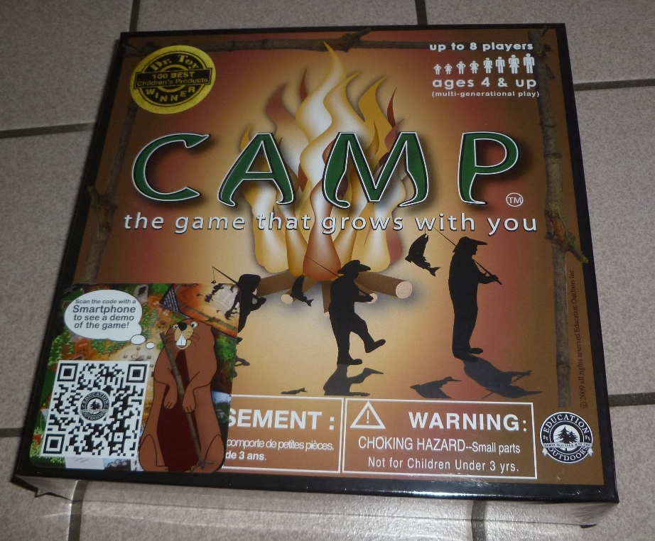 Evan and Lauren's Cool Blog: 4/15/12: Camp The Board Game Review