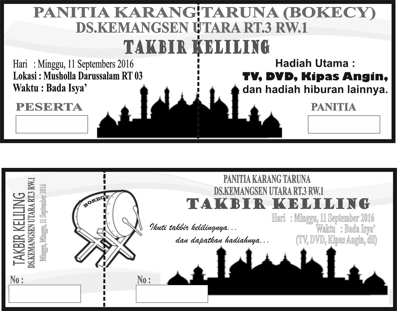 Membuat Kupon Takbir Keliling | Sahabat Arjun