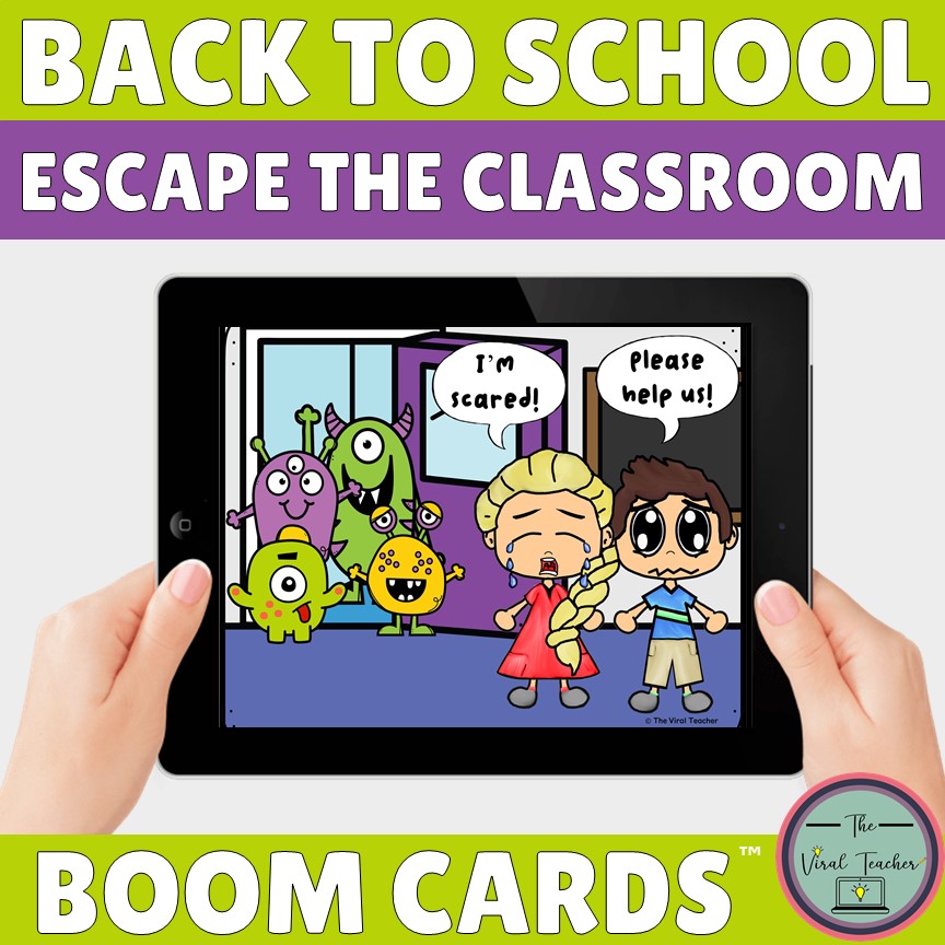 Back to School Digital Escape Rooms on Boom Learning — The Viral Teacher