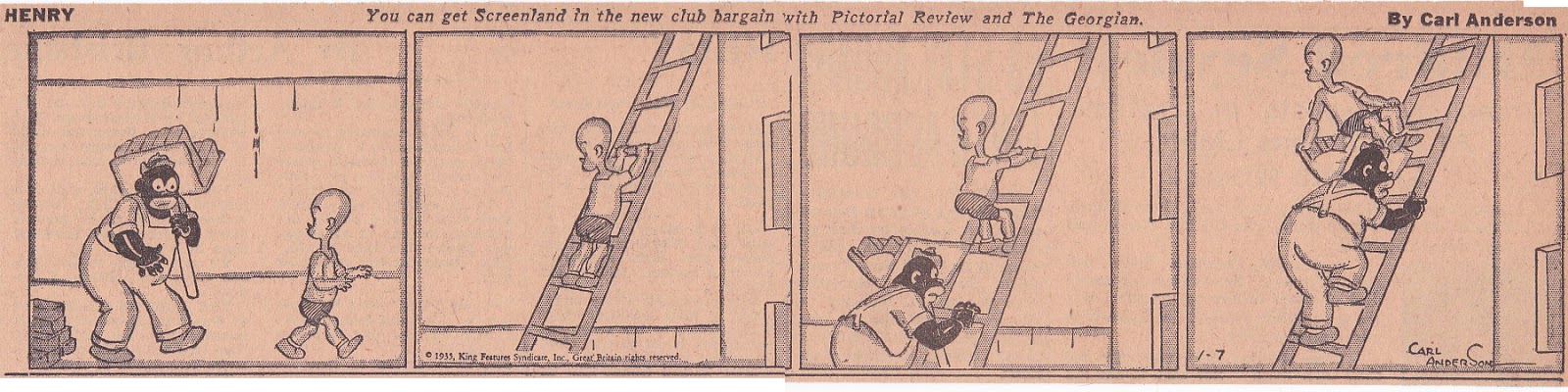 Mike Lynch Cartoons: Some Early HENRY Comic Strips by Carl Anderson ...