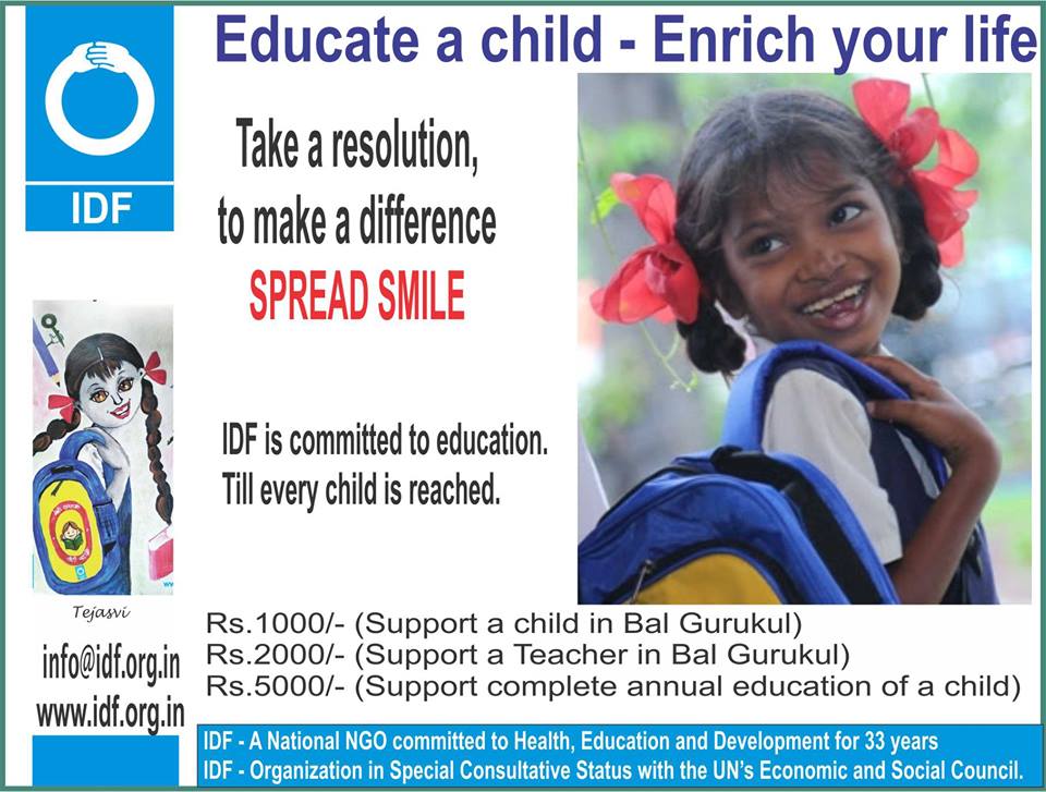 INDIAN DEVELOPMENT FOUNDATION: IDF GivEducation...