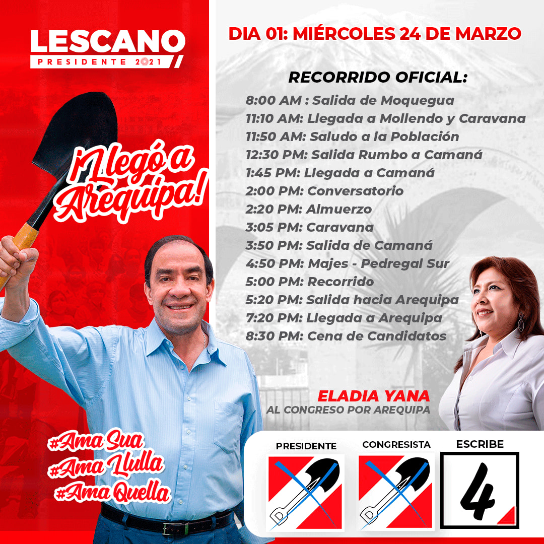 🇵🇪Recorrido del Dr. Yonhy Lescano en provincias de Arequipa🇵🇪 ~ ACCION ...
