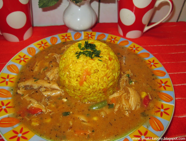 Moje pyszne, łatwe i sprawdzone przepisy :-) : Gulasz drobiowy z ryżem ...