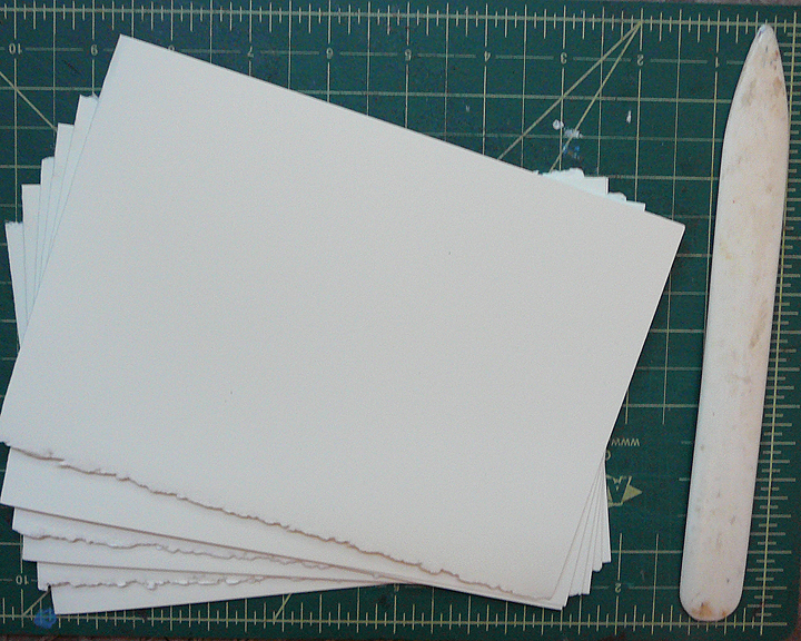 Found Paper Cover for Journal