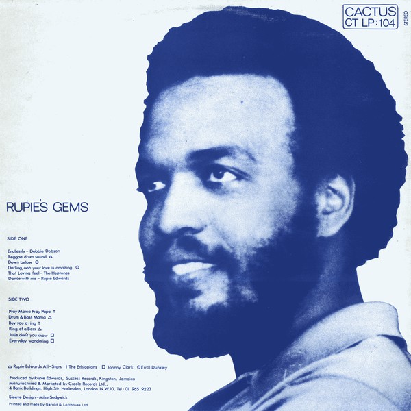 Compartilhando Reggae: Rupie Edwards