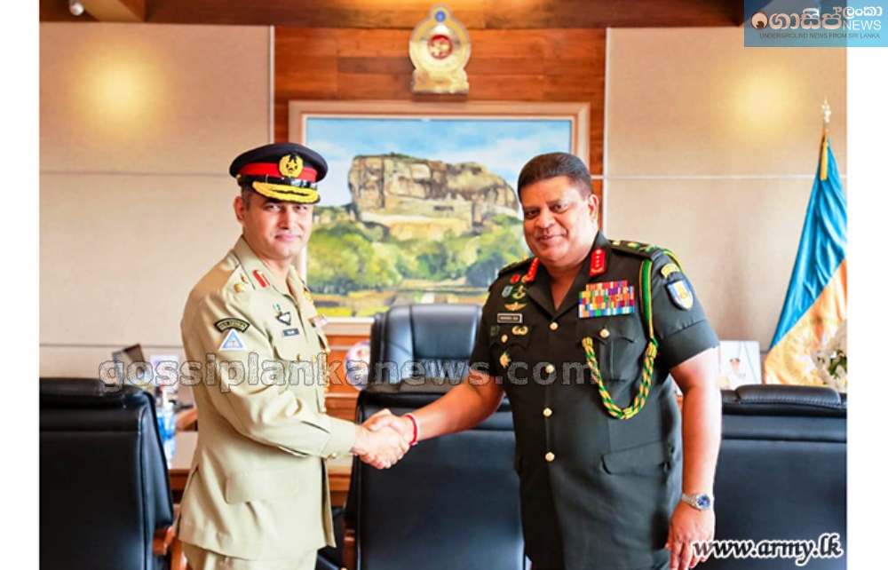 නික්ම යන පකිස්තාන මහ කොමසාරිස් කාර්යාල ආරක්‍ෂක උපදේශක යුද හමුදාපති හමුවක