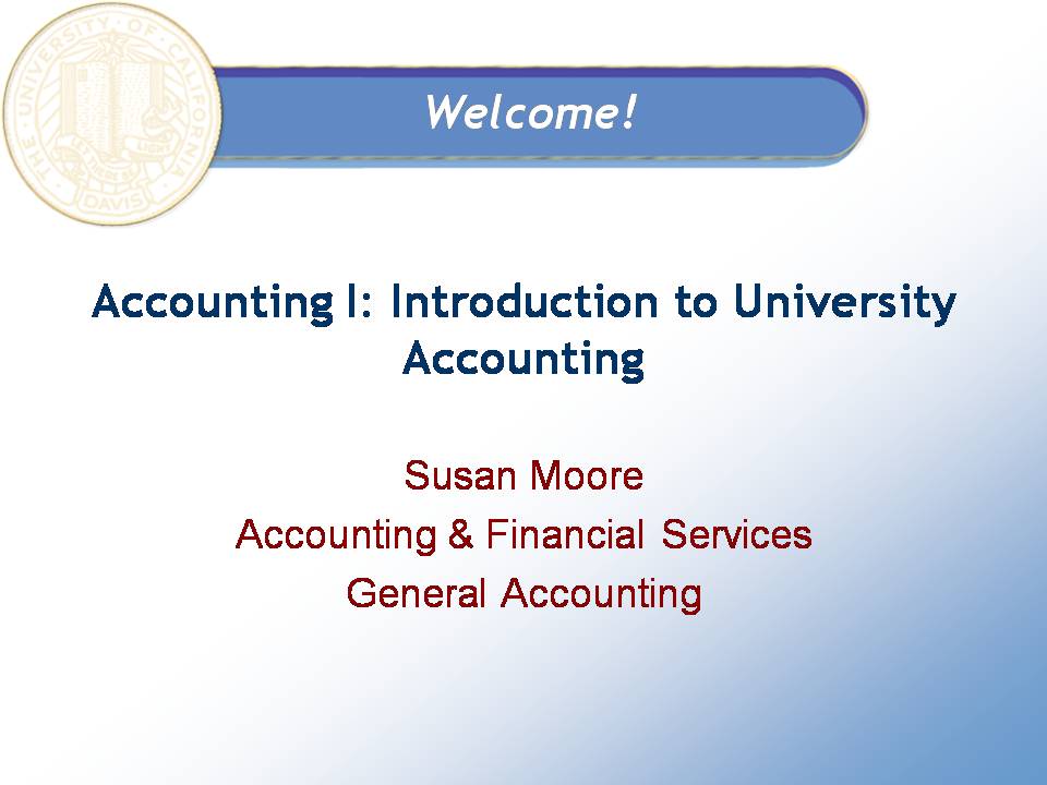 Seminar: University Accounting | Engineering Students Corner