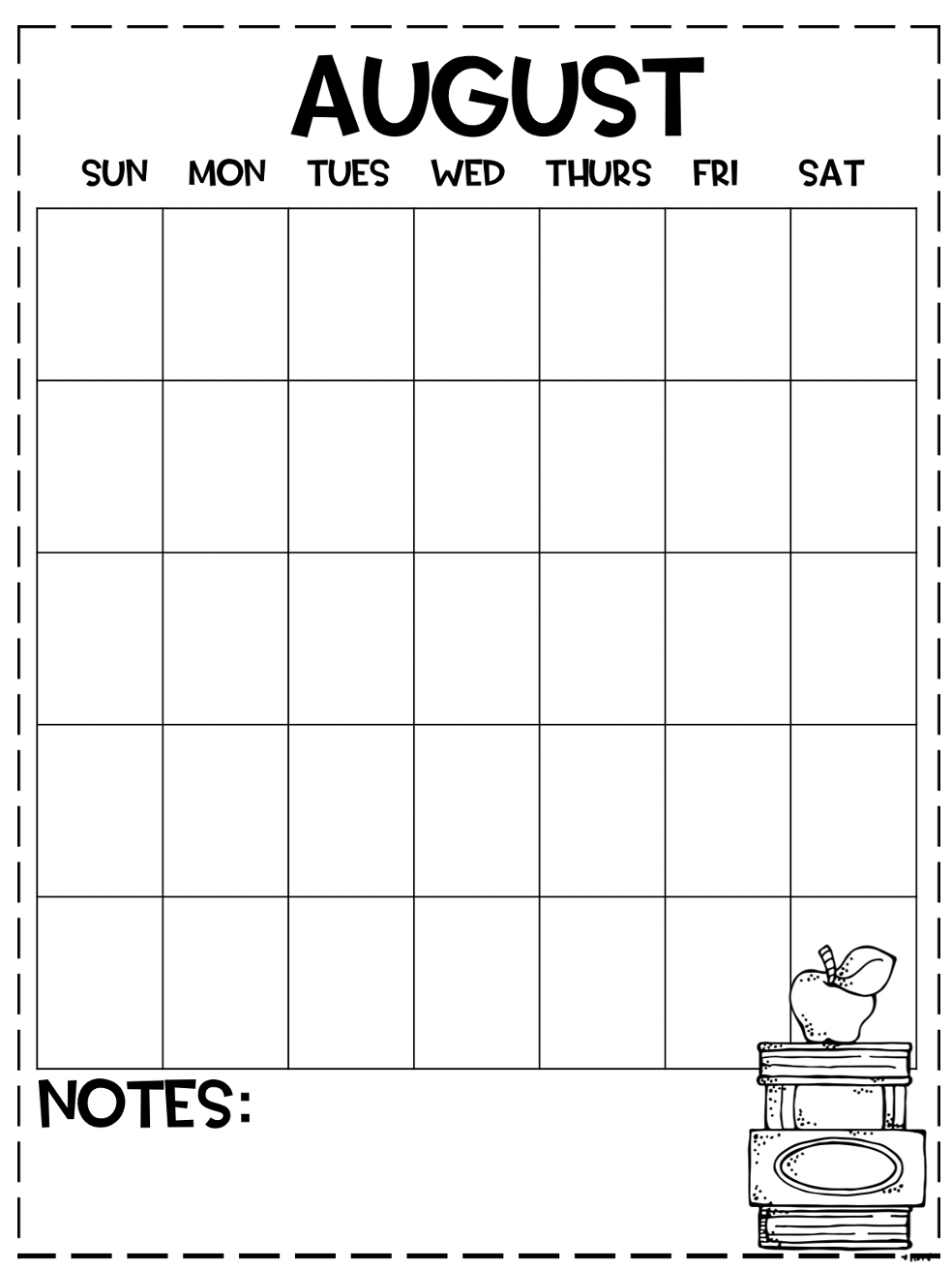 1st Grade Hip Hip Hooray!: August Classroom Calendars, Newsletters and ...