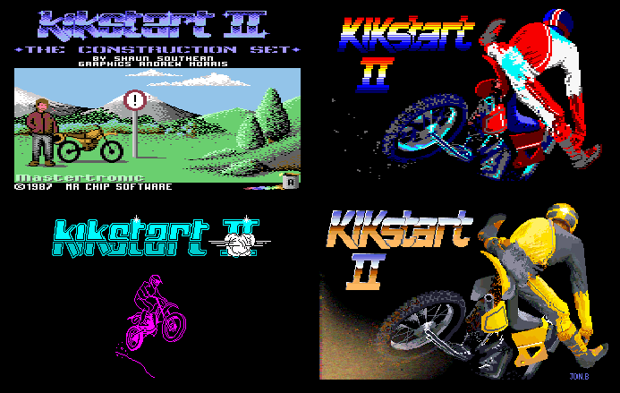 FRGCB - Finnish Retro Game Comparison Blog: Kikstart 2 (Mastertronic, 1987)