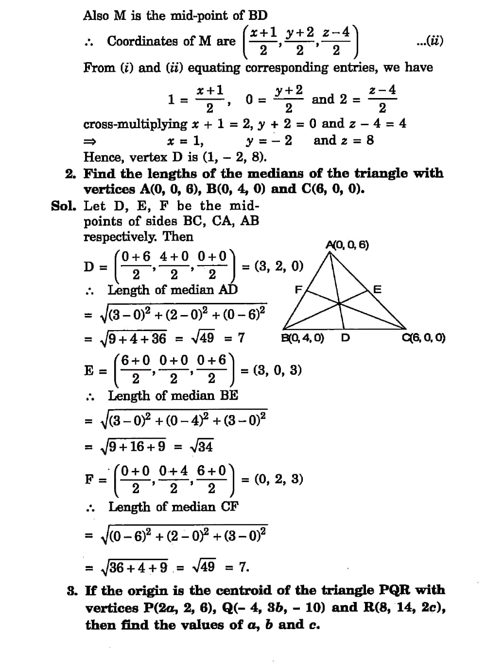 Introduction to three dimensional geometry class 11 math - Studypur
