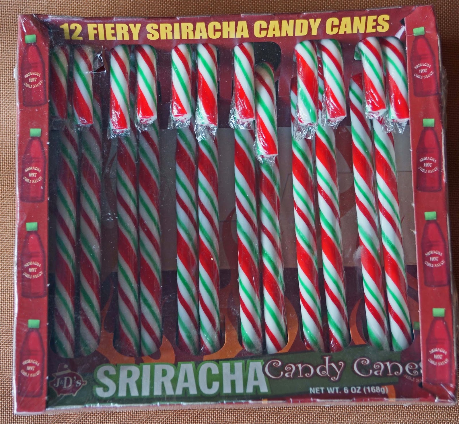 MAD MEAT GENIUS: SRIRACHA CANDY CANES