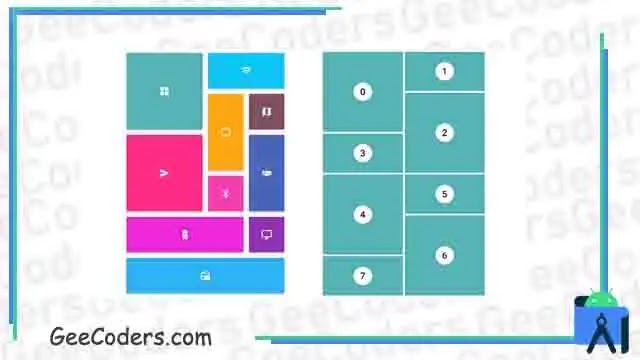 شرح استخدام GridView و Staggered Grid View داخل Recyclerview برنامج ... شرح استخدام GridView و Staggered Grid View داخل Recyclerview برنامج ...